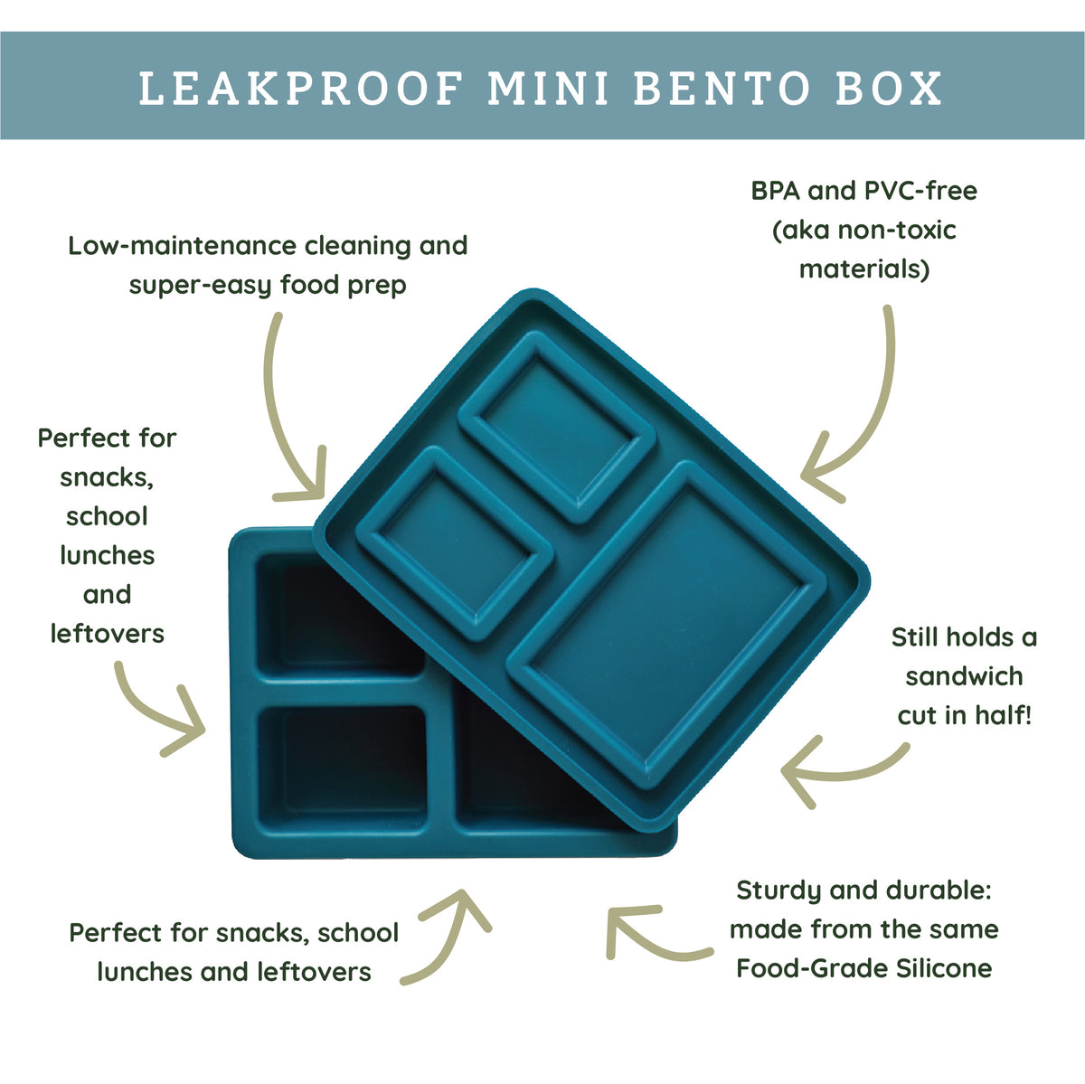 Silicone Mini Bento Box Space Galaxy Blue – Austin Baby Collection